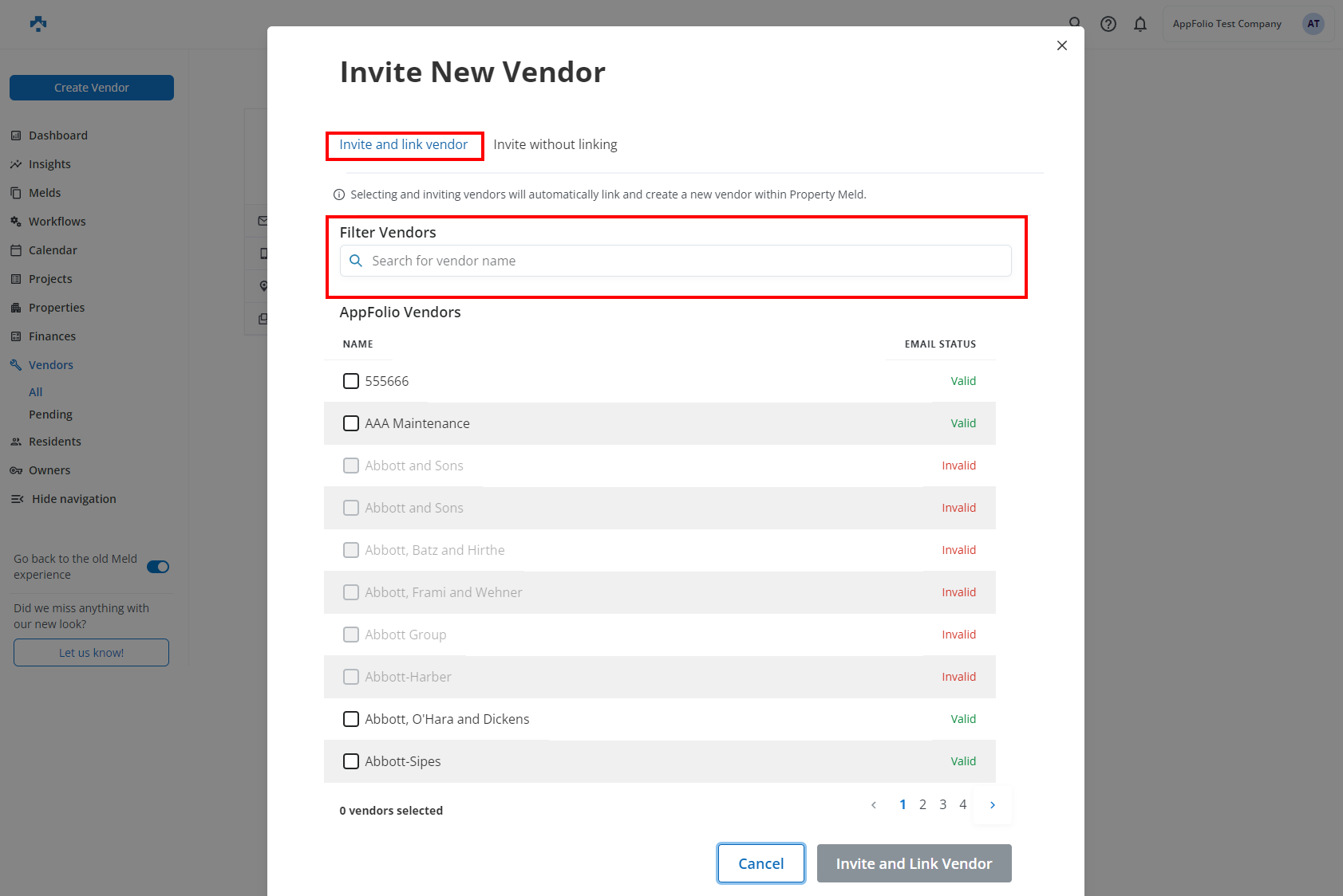 Syncing Vendors - AppFolio – Help Center
