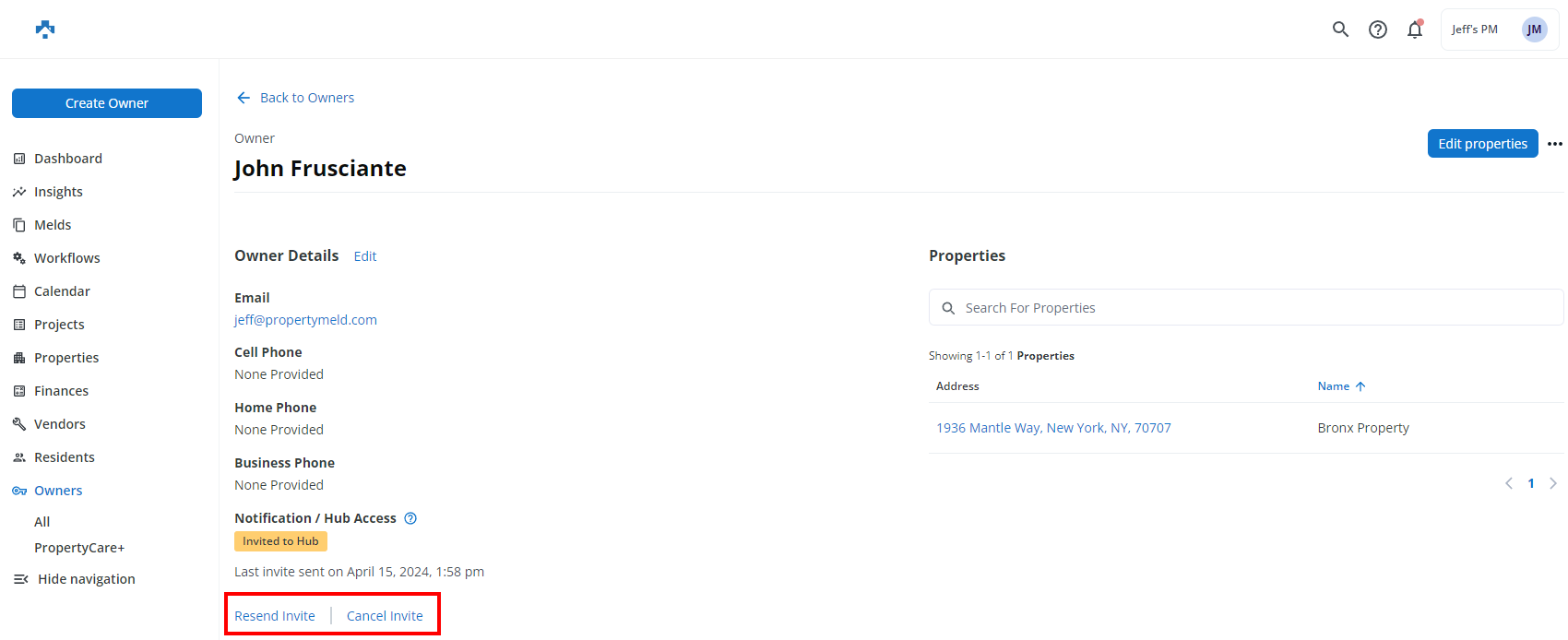 How to Invite an Owner to Owner Hub – Help Center