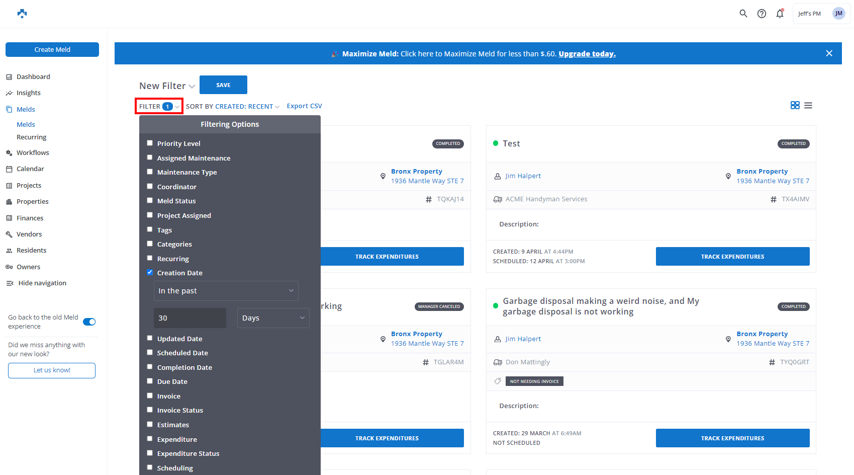 Filter Criteria and Filtering Options Described – Help Center