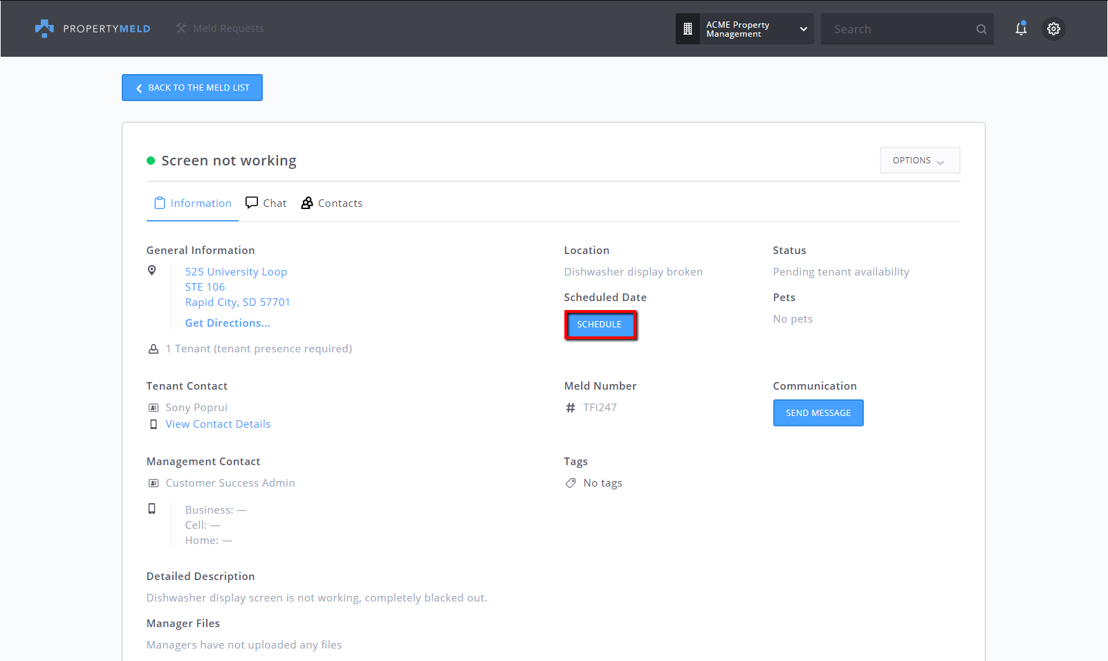 How to Schedule a Meld - Vendor – Help Center