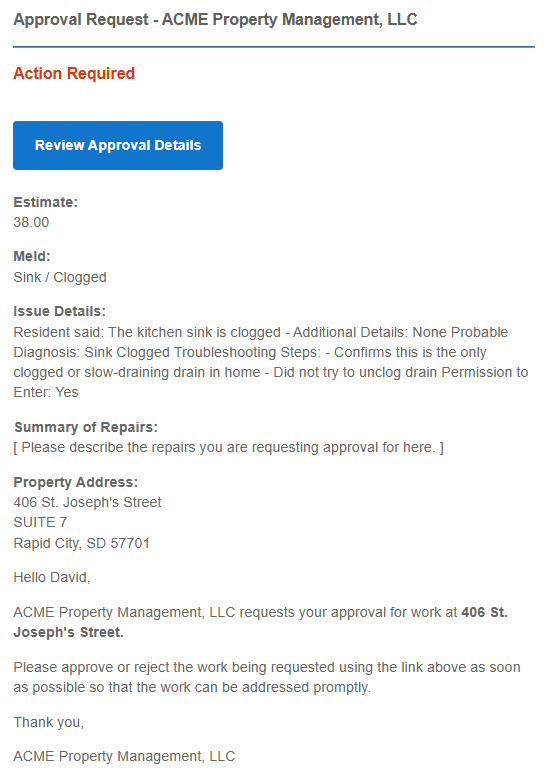 Notifications Received - Owner – Help Center