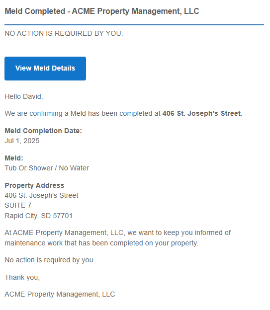 Notifications Received - Owner – Help Center
