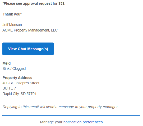 Notifications Received - Owner – Help Center