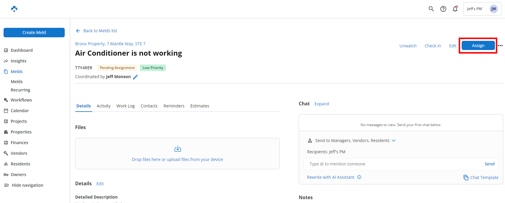 How to Assign or Reassign a Meld – Help Center