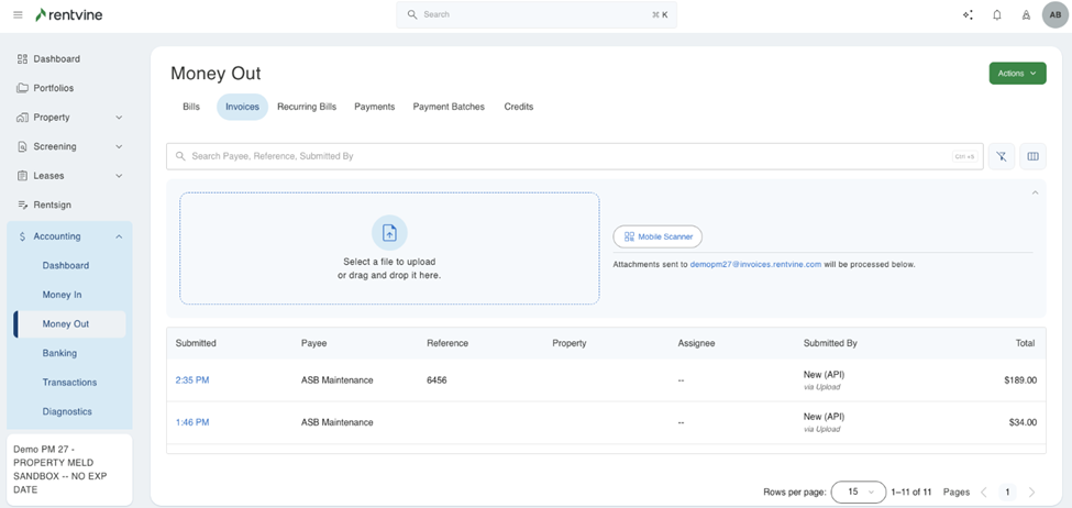Integration and Screen Details - Rentvine – Help Center